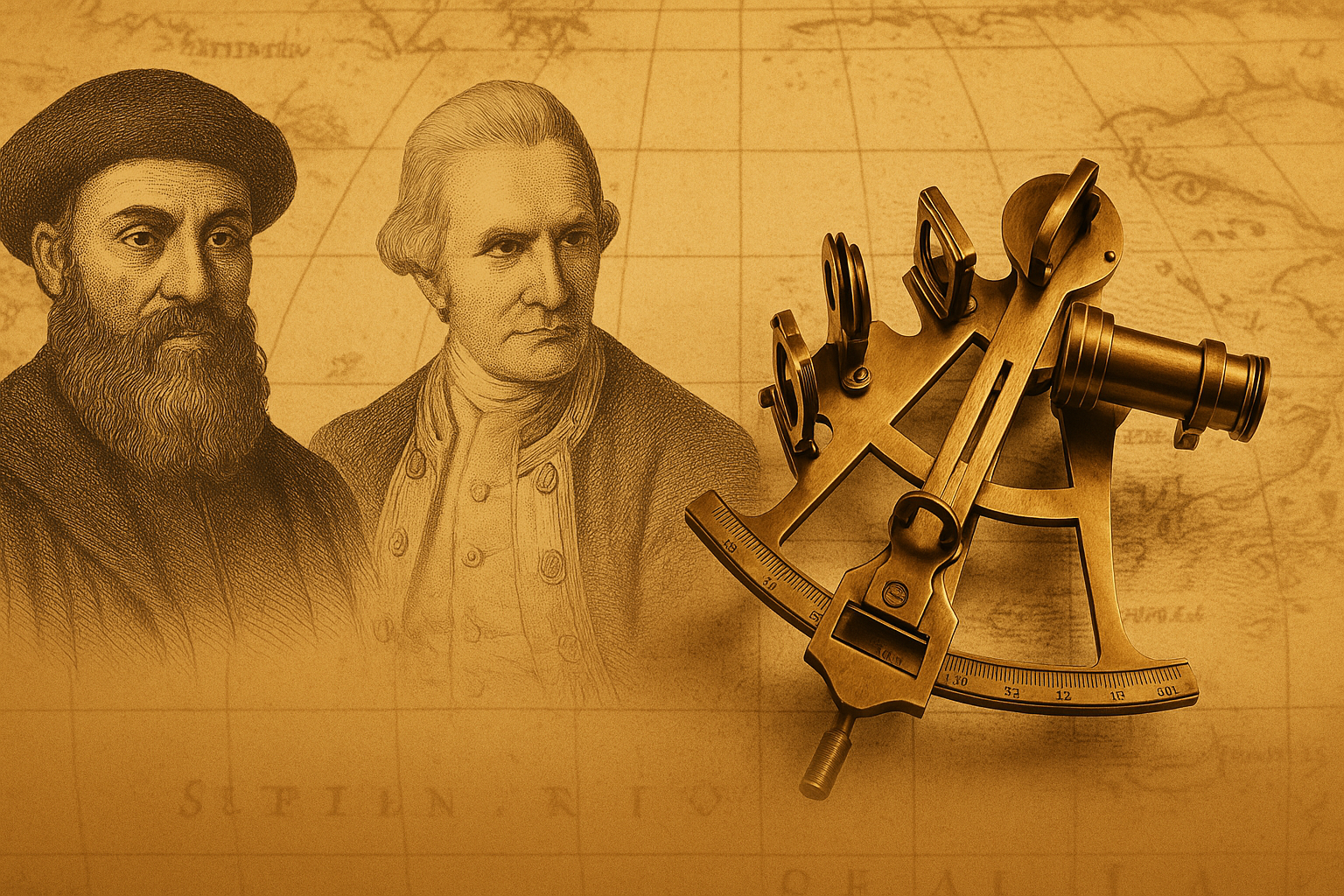 Sextant in the Hands of Explorers: Magellan, Cook, and Other Great Tra ...